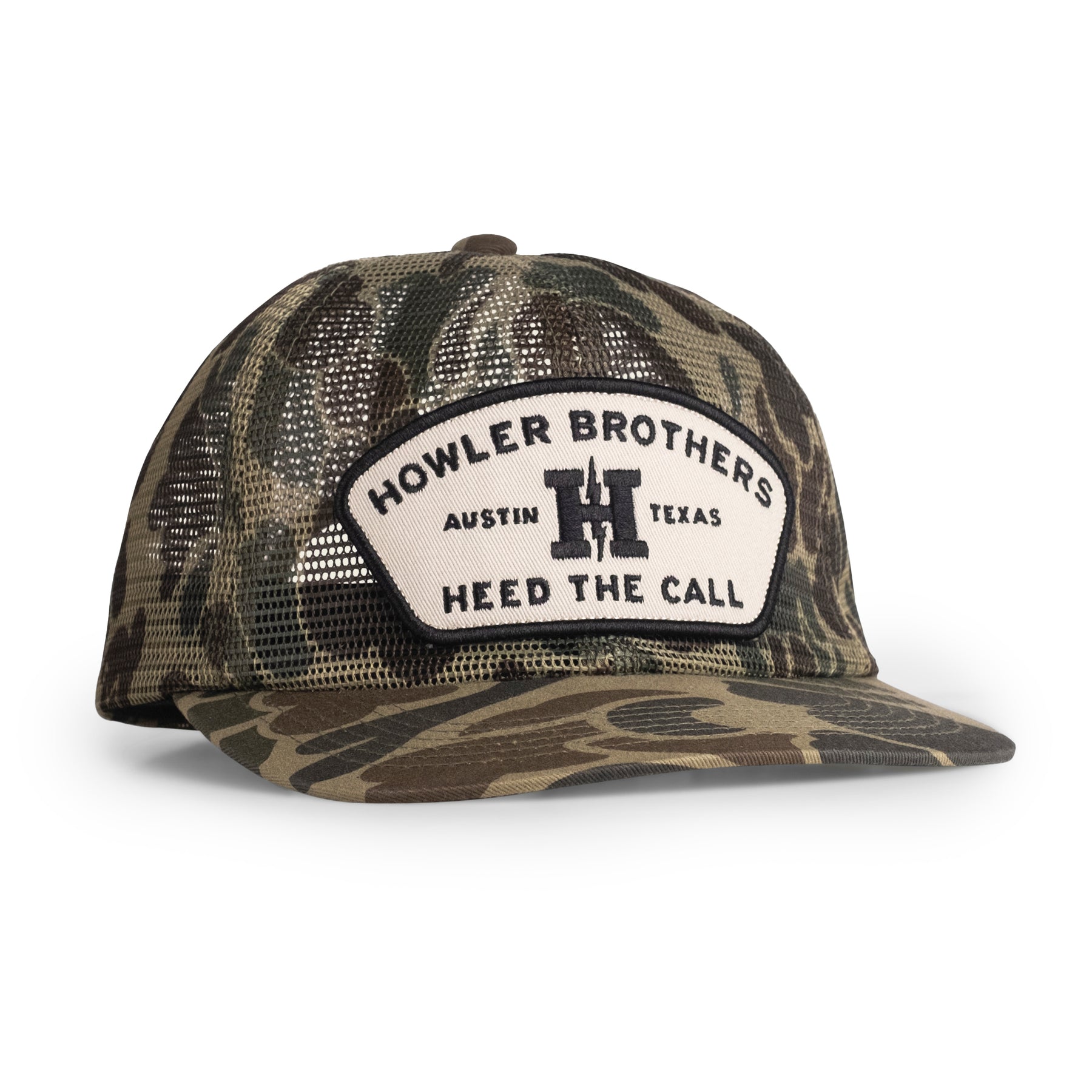 Howler Bros Unstructured Snapback Hats - Feedstore Camo (CORE) – Big ...