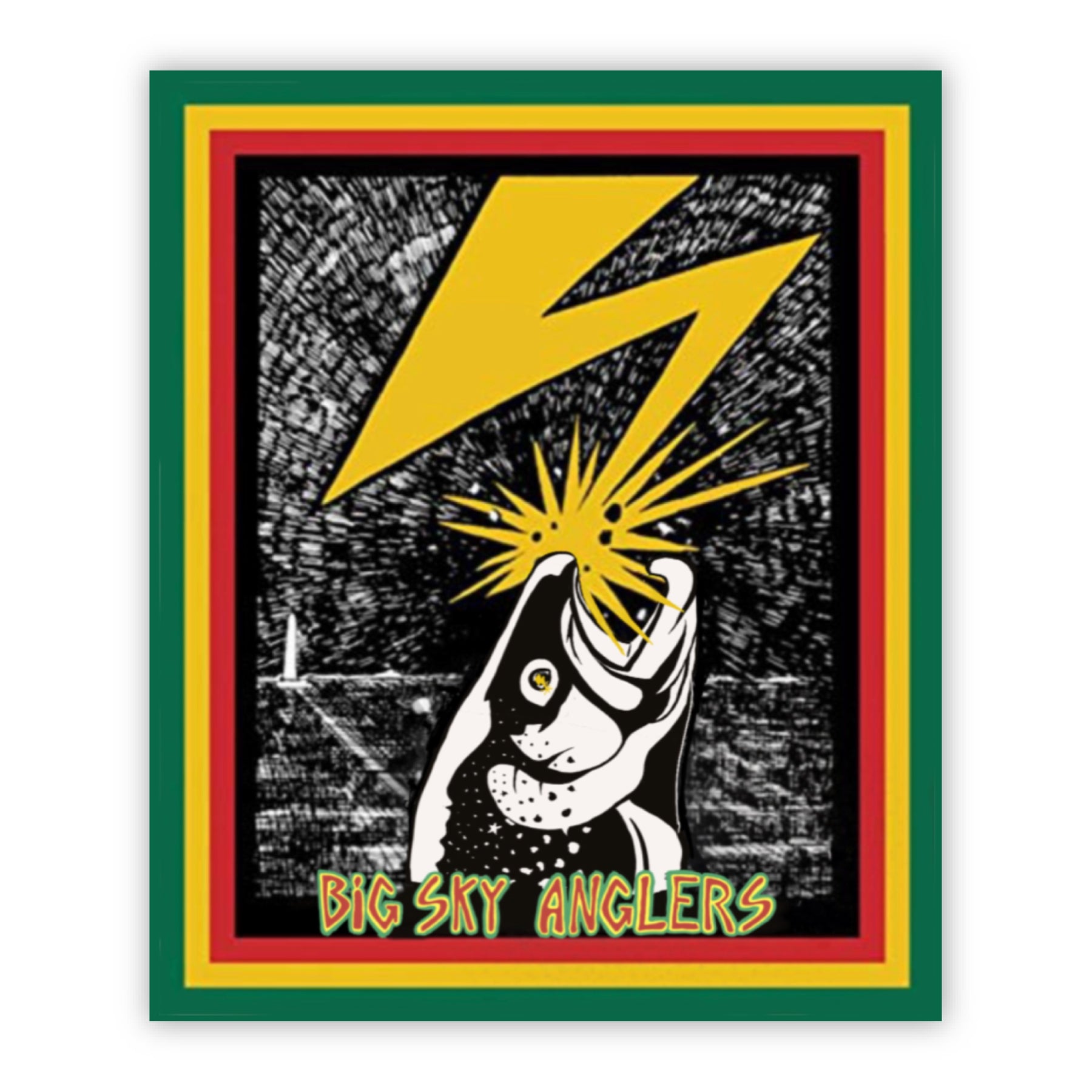 BSA Bad Brains Sticker – Big Sky Anglers